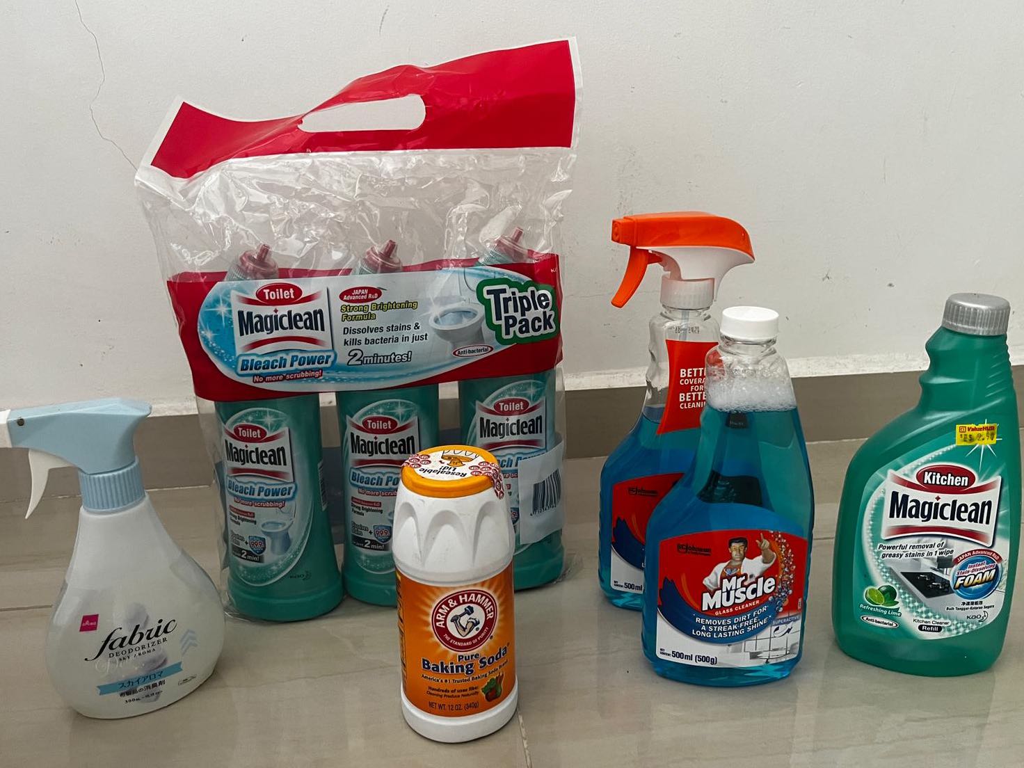 Set Kitchen and toilet bleach, Furniture & Home Living, Cleaning ...