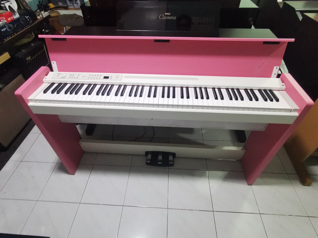 Korg lp series in rare pink color digital electric piano, Hobbies ...