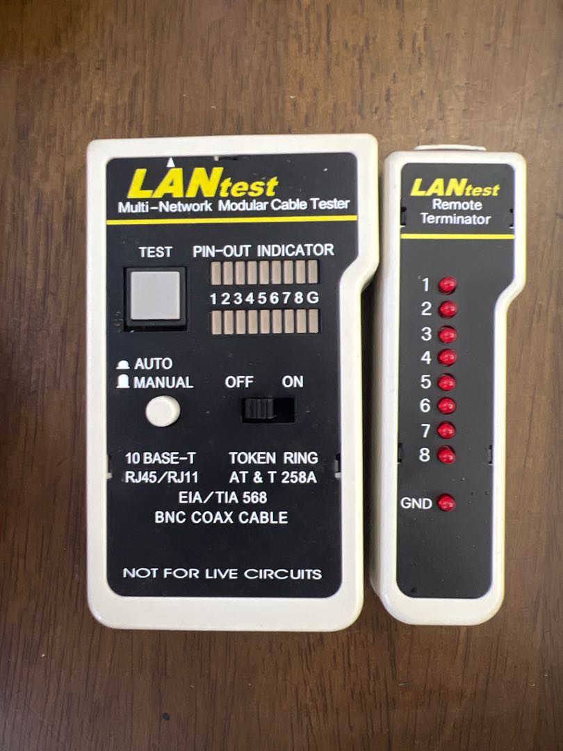Lan test Multi-Network Modular Cable tester , Computers & Tech, Parts ...