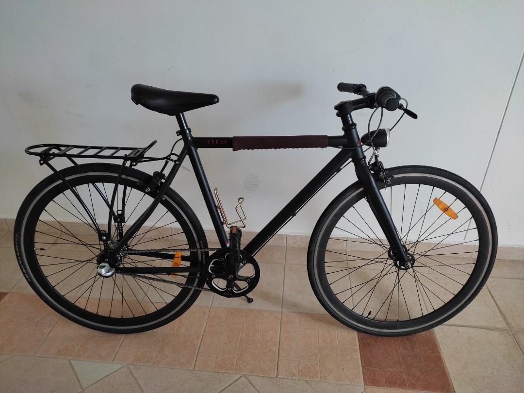 Lekker 3 speed Amsterdam (Dutch) bike commuter bicycle brooks B18 ...