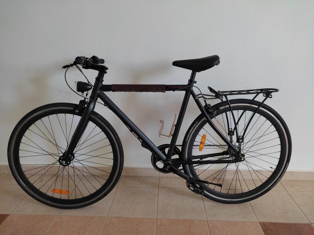 Lekker 3 speed Amsterdam (Dutch) bike commuter bicycle brooks B18 ...