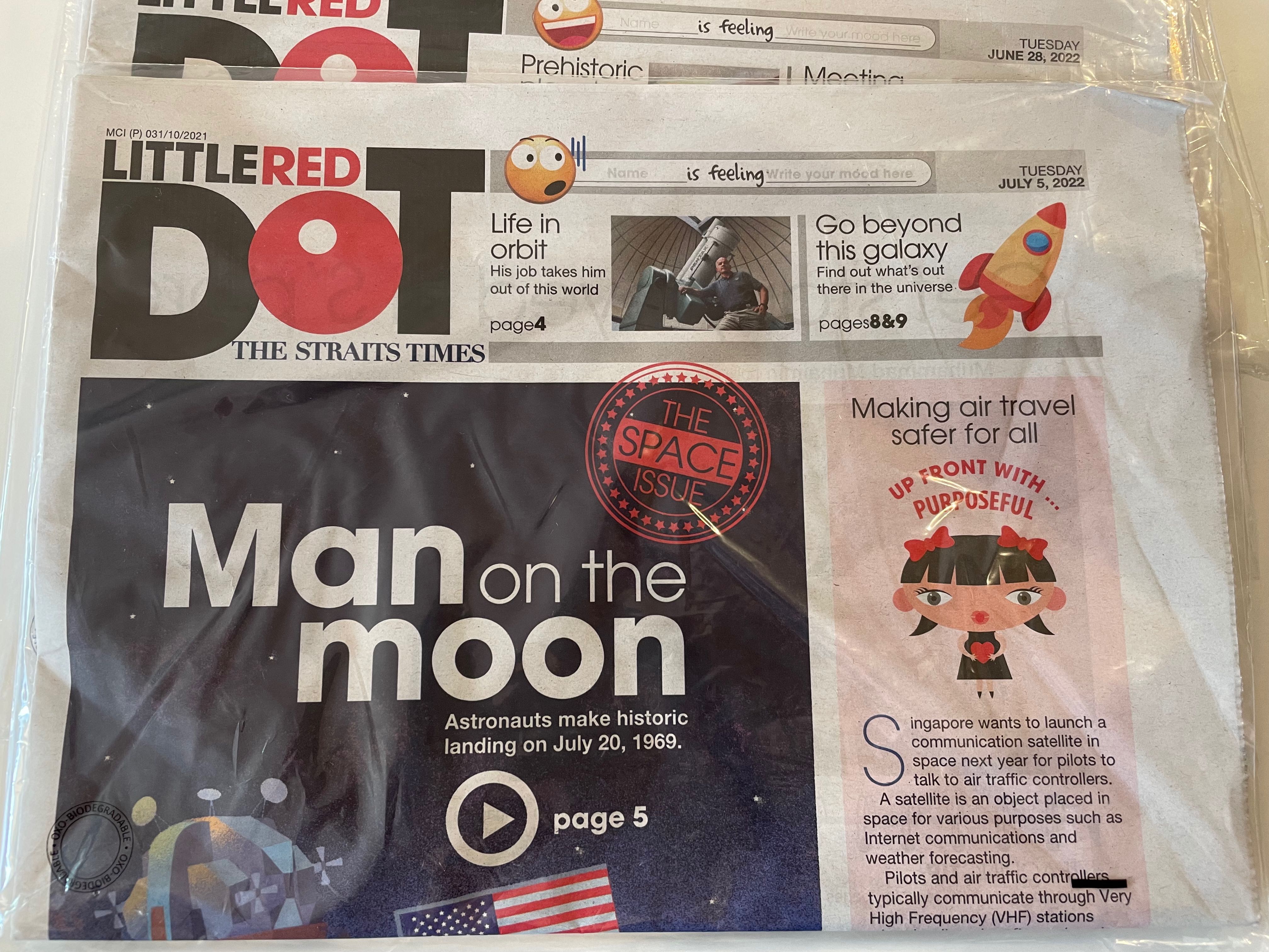 Little Red Dot edu newspaper for Pri school, Hobbies & Toys, Books ...