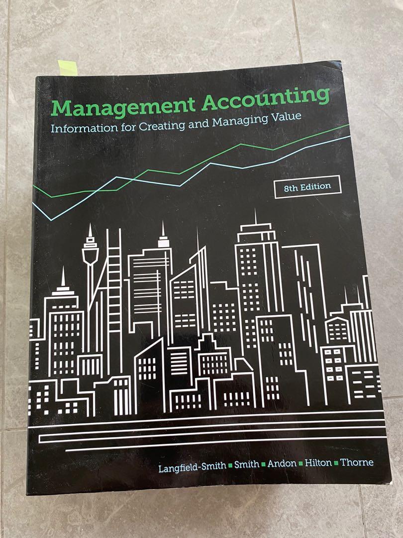 Management Accounting 8th Edition Textbook, Hobbies & Toys, Books ...