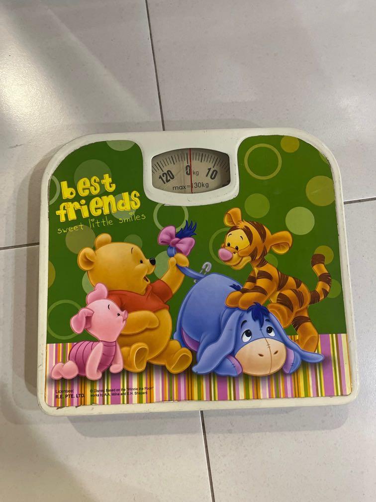 Manual Winnie The Pooh Weighing Machine, Health & Nutrition, Health ...