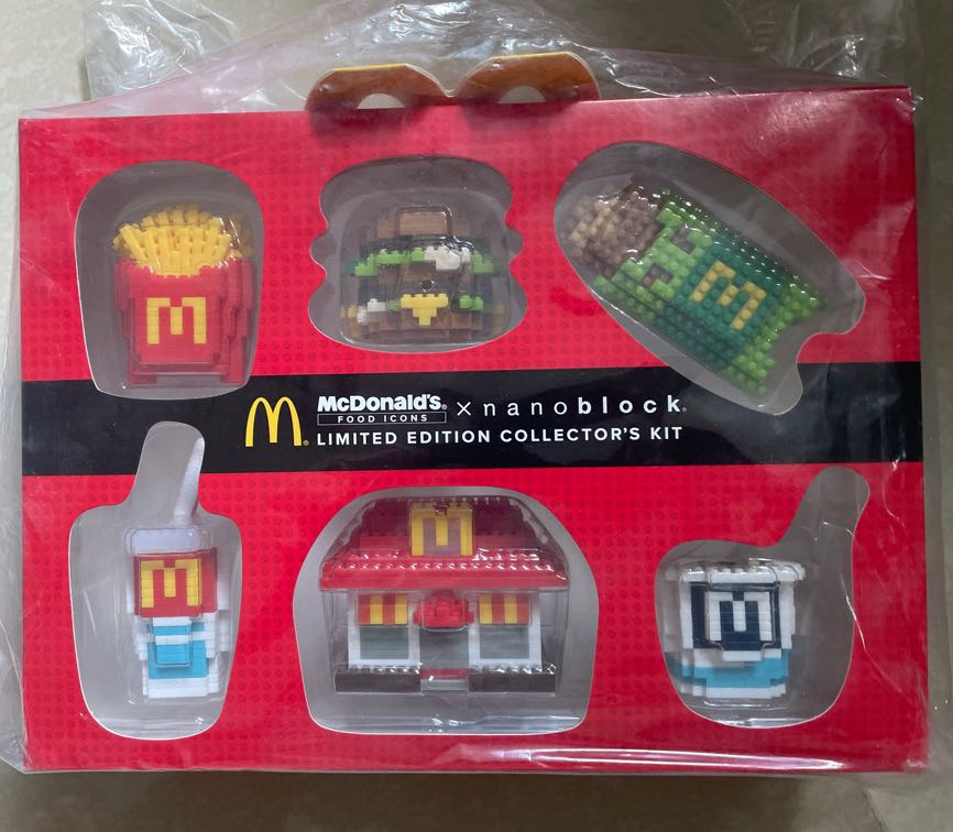 McDonald’s Food Icons Nanoblock (Limited Edition), Hobbies & Toys, Toys & Games on Carousell