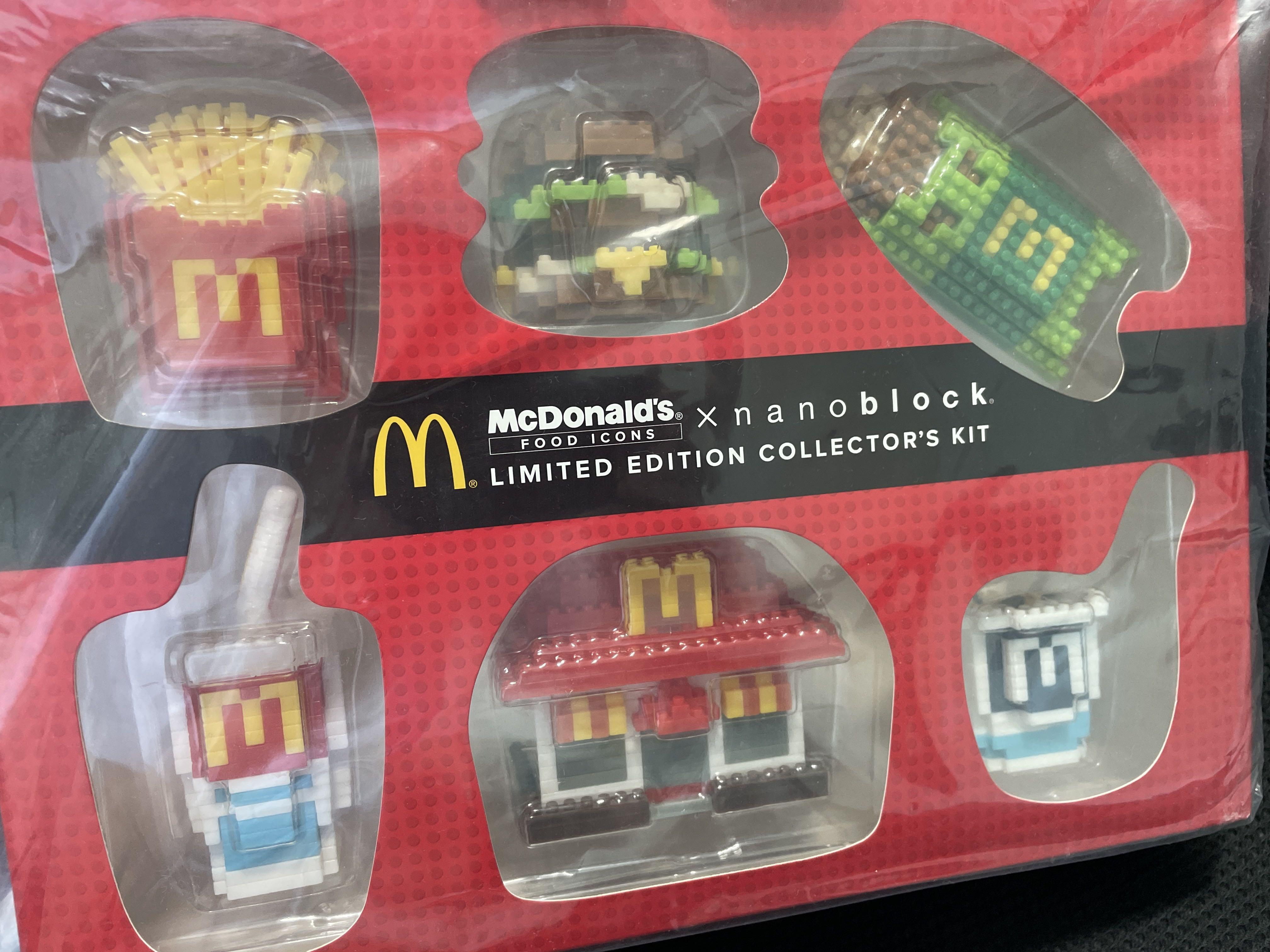 McDonald’s Food Icons Nanoblock (Limited Edition), Hobbies & Toys, Toys & Games on Carousell