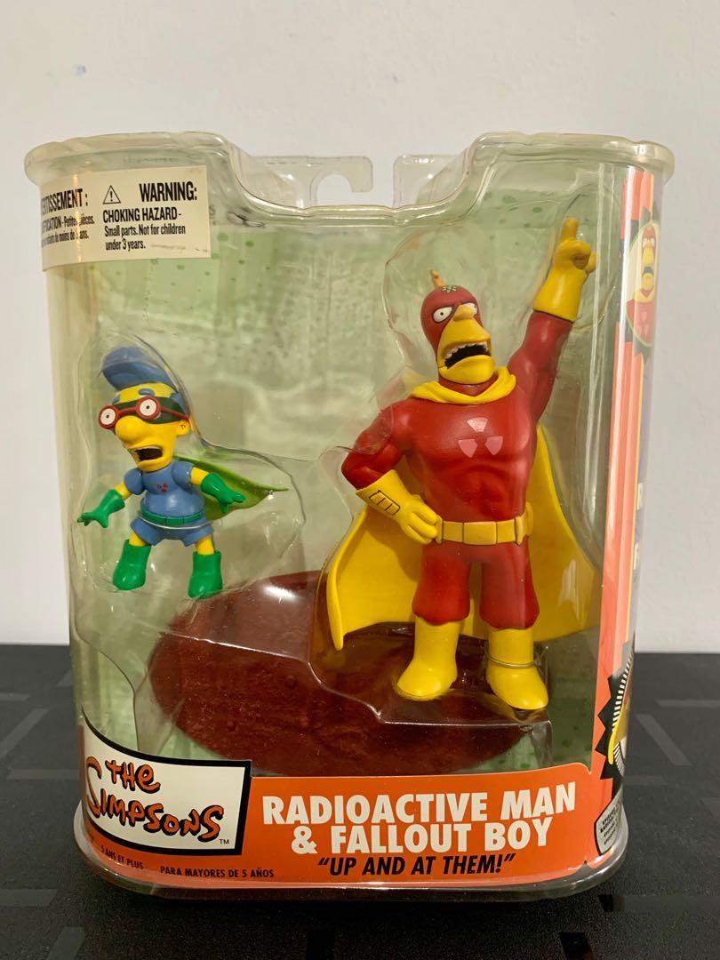 McFarlane The Simpsons - Radioactive Man & Fallout Boy (Brand New ...