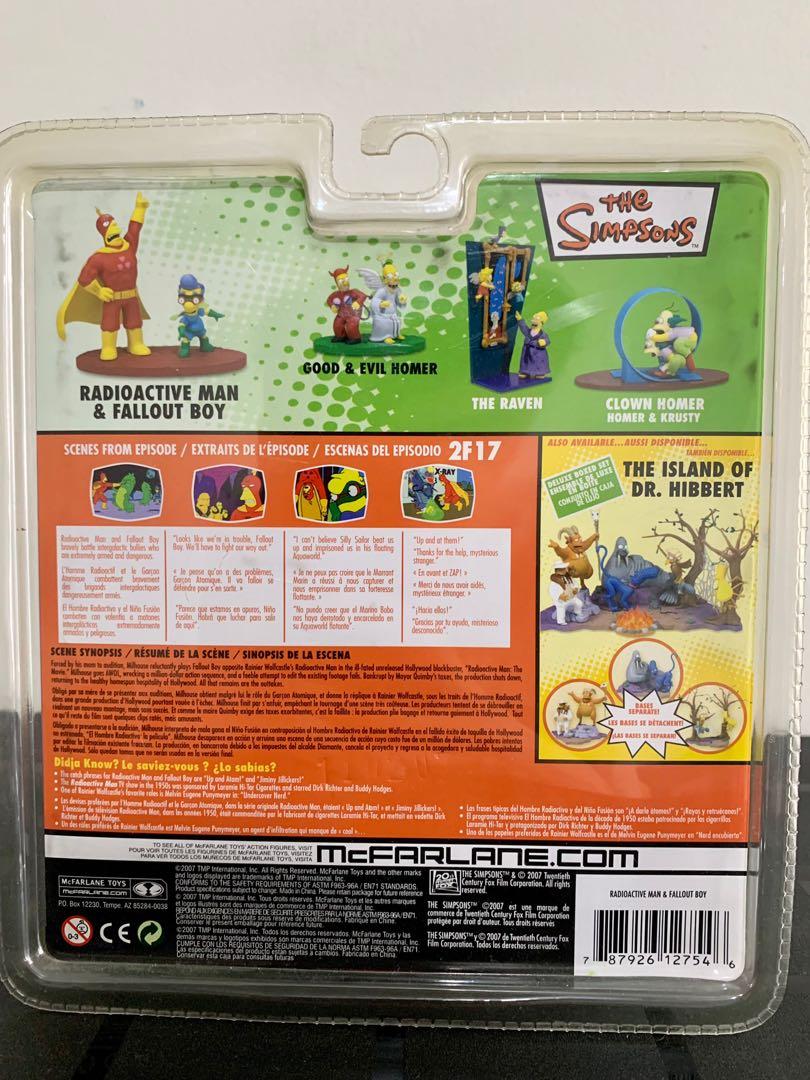 McFarlane The Simpsons - Radioactive Man & Fallout Boy (Brand New ...