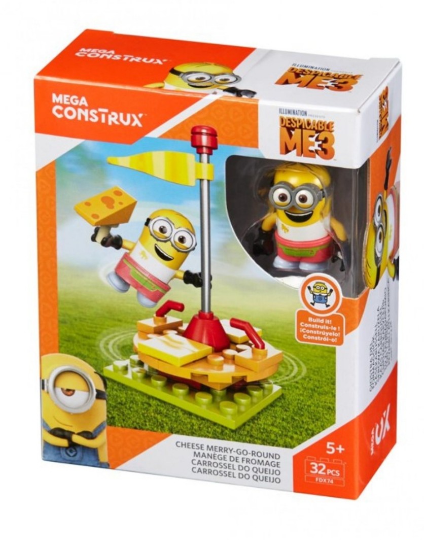 Mega Construx Despicable Me 3 Cheese Merry Go Round, 興趣及遊戲, 玩具 & 遊戲類 ...