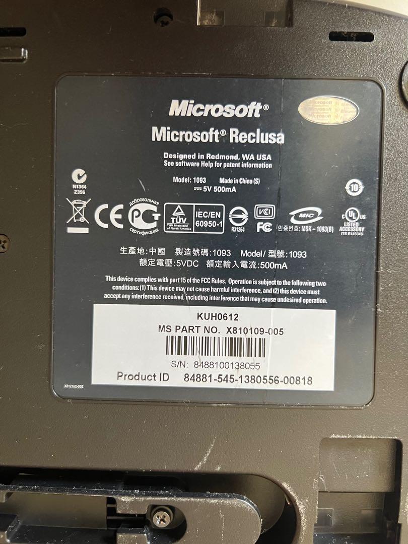 Microsoft Reclusa Gaming Keyboard, Computers & Tech, Parts ...