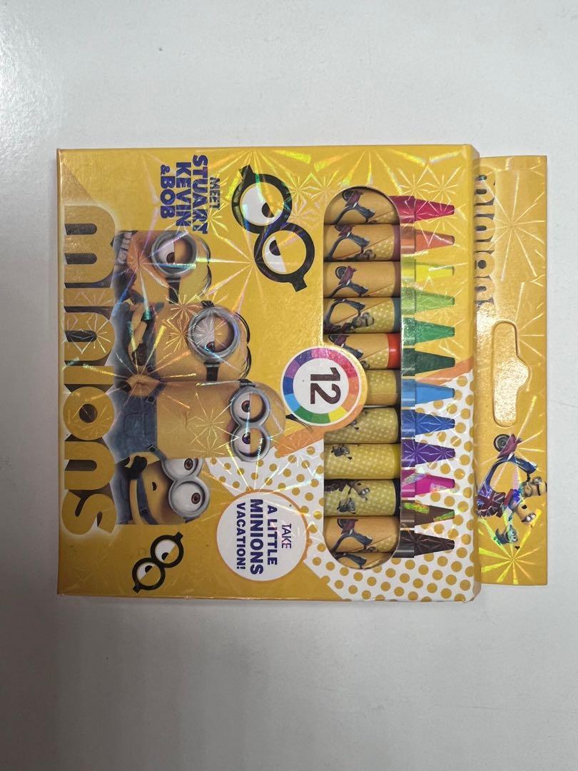 Minion Crayons 12 colors, 興趣及遊戲, 手作＆自家設計, 文具 - Carousell