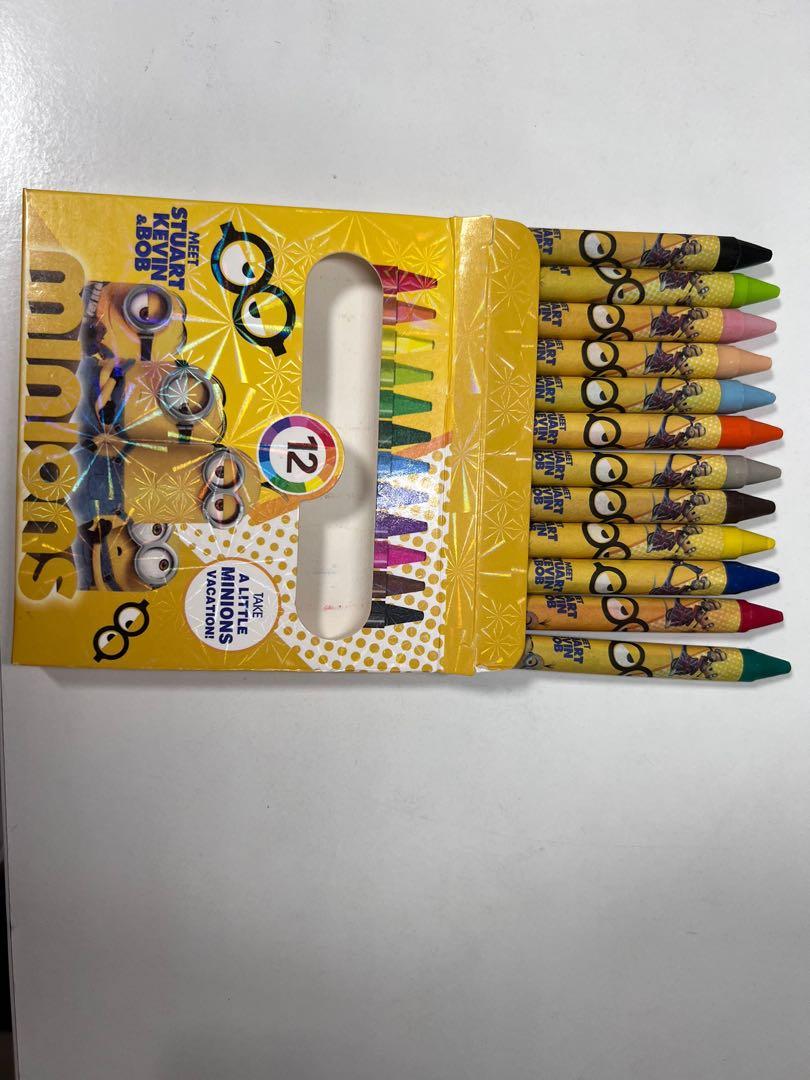 Minion Crayons 12 colors, 興趣及遊戲, 手作＆自家設計, 文具 - Carousell