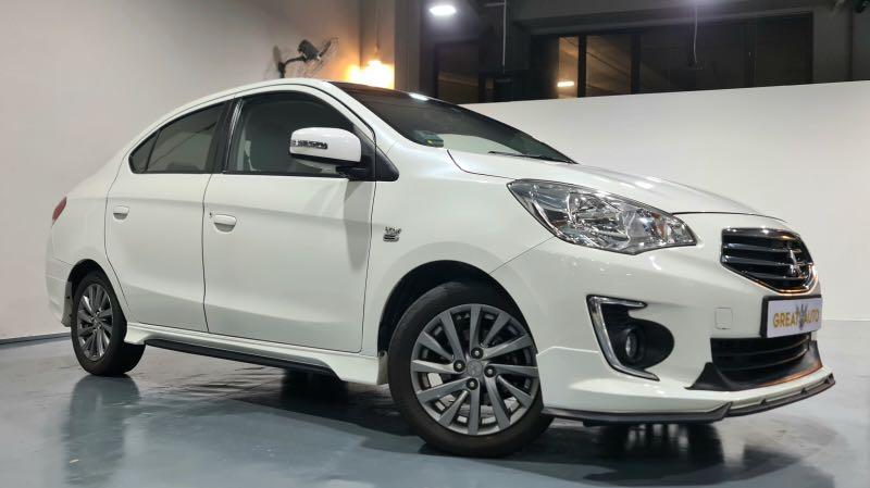 Mitsubishi Attrage 1.2A Sports Auto, Cars, Used Cars on Carousell