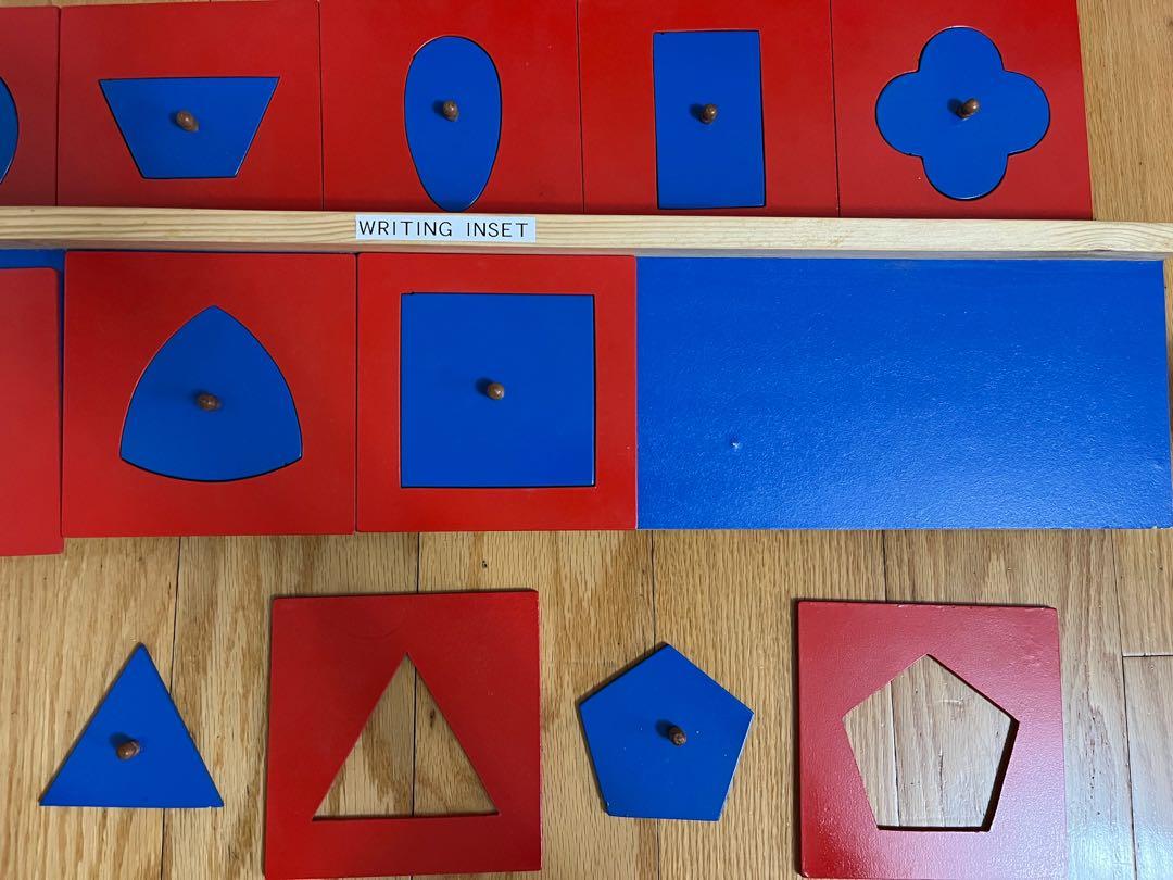 Montessori Writing Inset, Hobbies & Toys, Toys & Games on Carousell