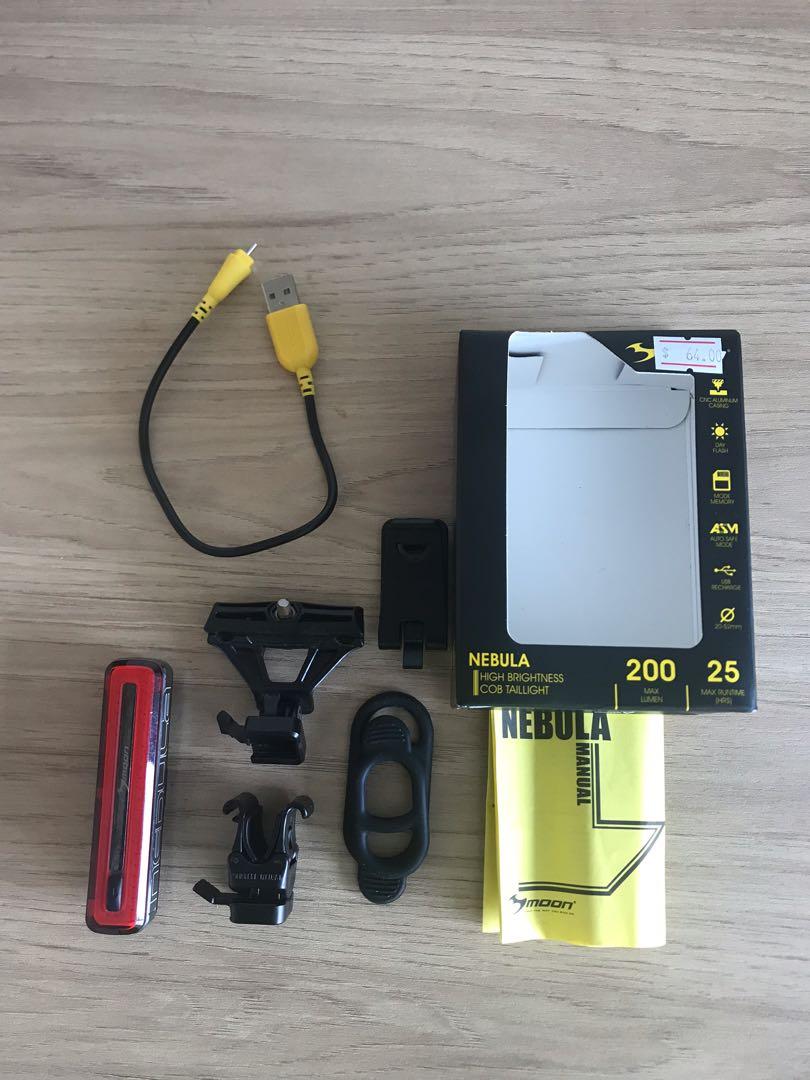Moon Nebula Rear Light, Sports Equipment, Bicycles & Parts, Parts ...