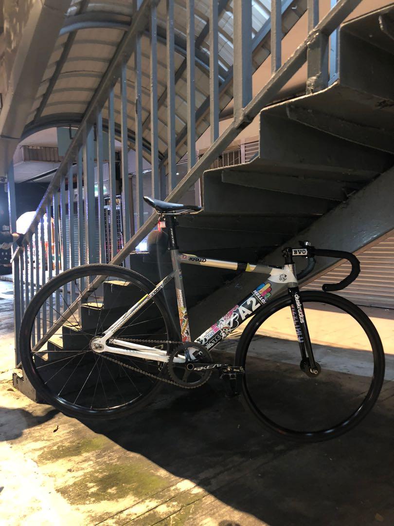 NABIIS A2 FIXED GEAR FULL BIKE, Sports Equipment, Bicycles & Parts ...