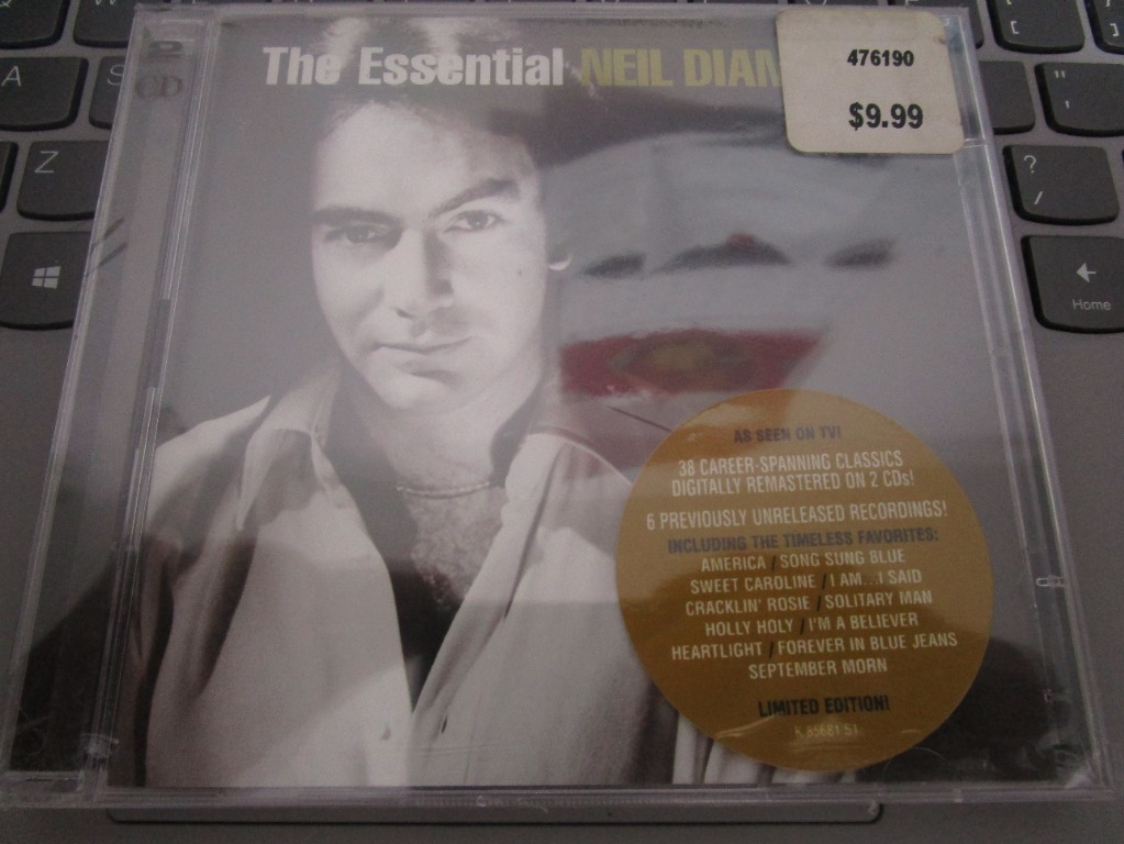 Neil Diamond - The Essential NEIL DIAMOND 美版 2CD 精選, 興趣及遊戲, 音樂、樂器 & 配件 ...