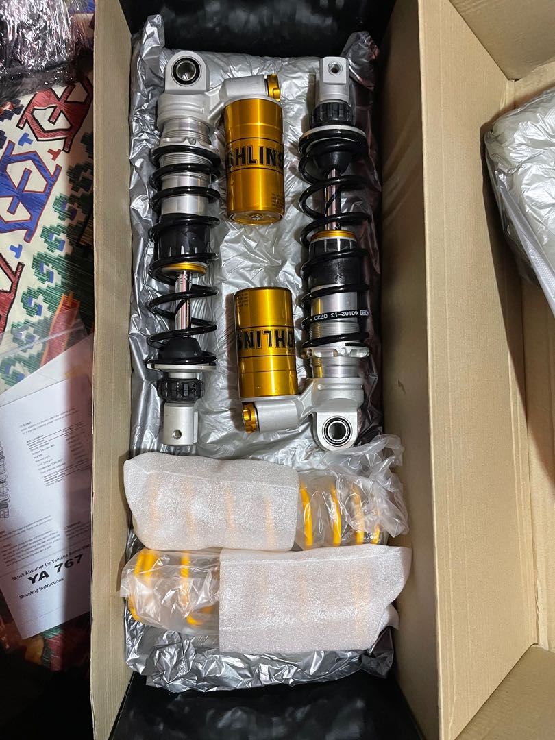 AEROX V1 Original Ohlins suspension , Motorcycles, Motorcycle ...