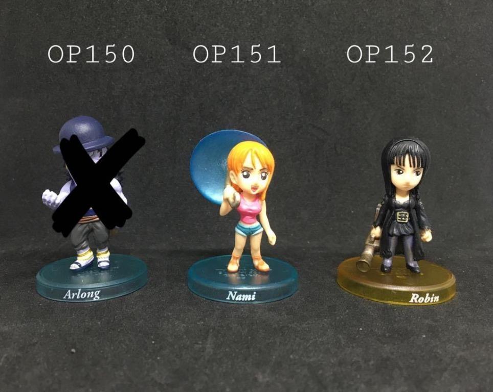(OP151, OP152) One Piece Nami with Umbrella, Robin With Gun Figure ...