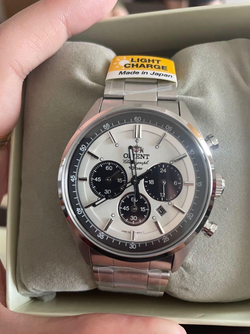 Orient Neo 70 Solar Panda Dial Luxury Dress Watch chronograph WV0041TX ...