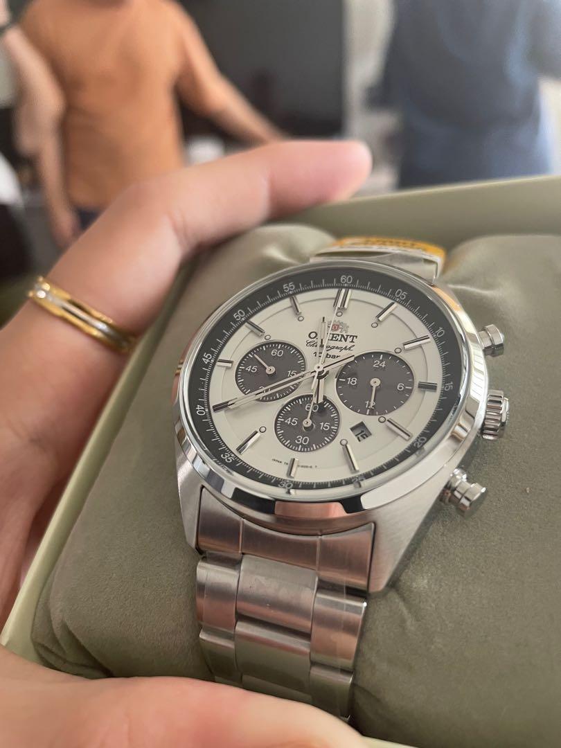 Orient Neo 70 Solar Panda Dial Luxury Dress Watch chronograph WV0041TX ...