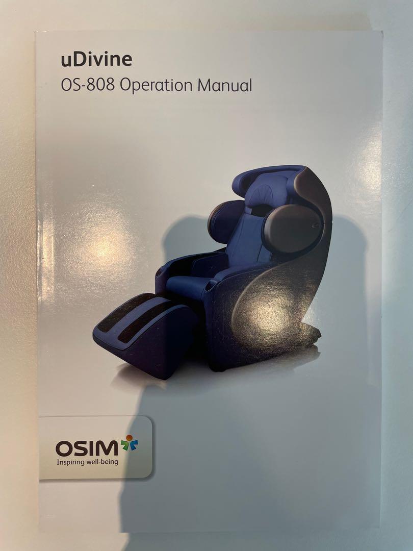 OSIM uDivine 808, Health & Nutrition, Massage Devices on Carousell