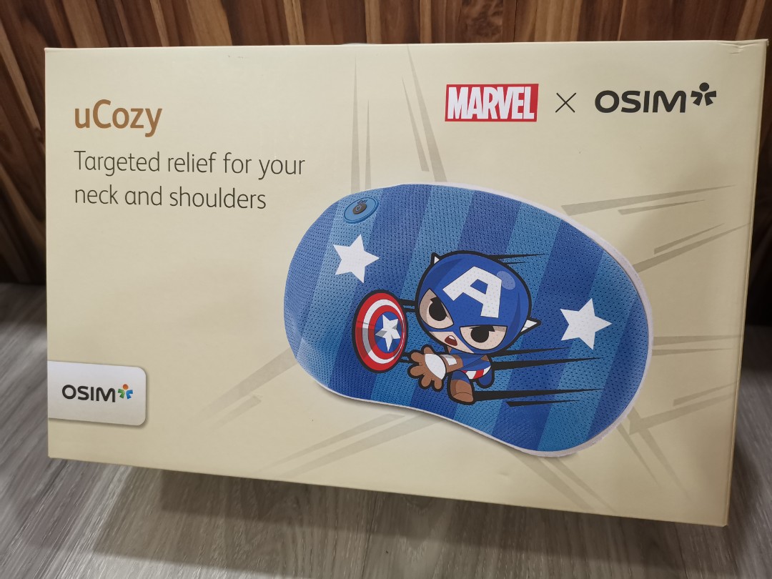 Osim x Marvel uCozy Neck Massager (Captain America), Health & Nutrition ...