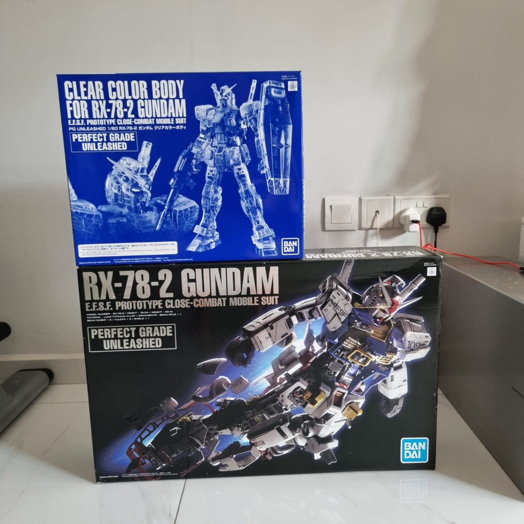Perfect Grade Unleashed PGU Gundam RX-78-2 Main body with clear body ...