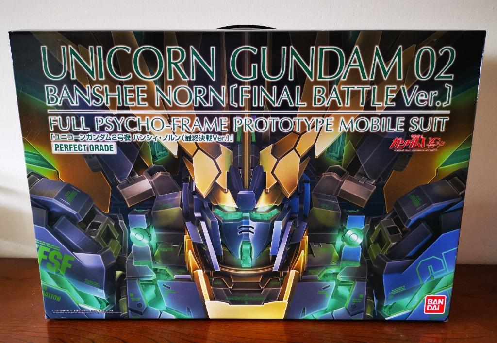 PG Banshee Gundam Final Battle Version (P-bandai), Hobbies & Toys, Toys & Games on Carousell