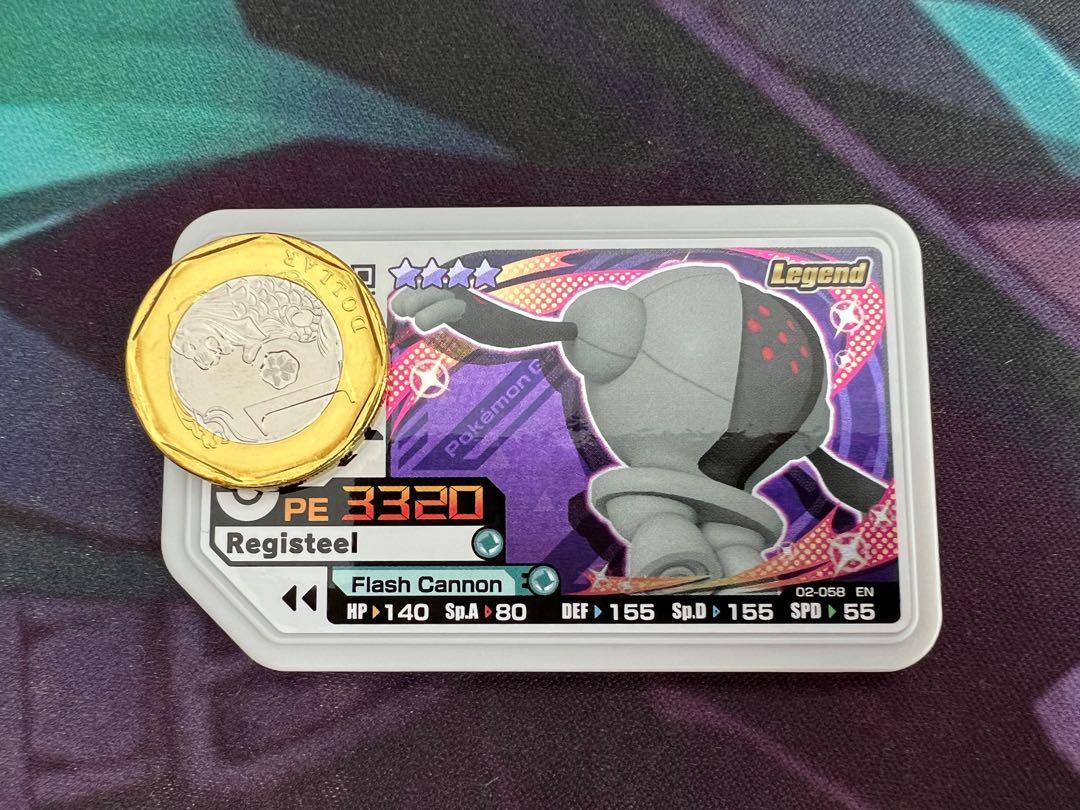 Pokemon gaole Registeel Trade 4 star, Video Gaming, Gaming Accessories ...