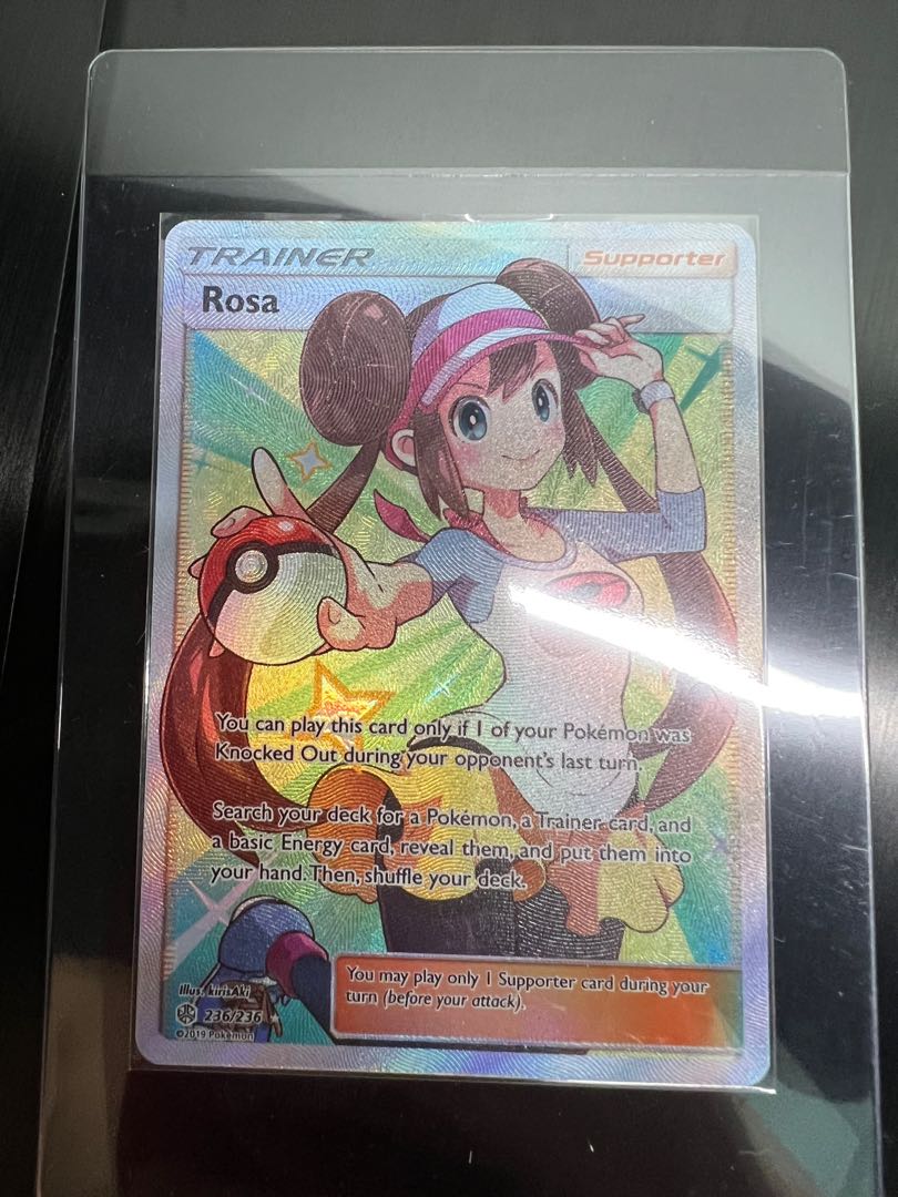 Pokemon TRading Card TCG Rosa Trainer 236/236, Hobbies & Toys, Toys ...