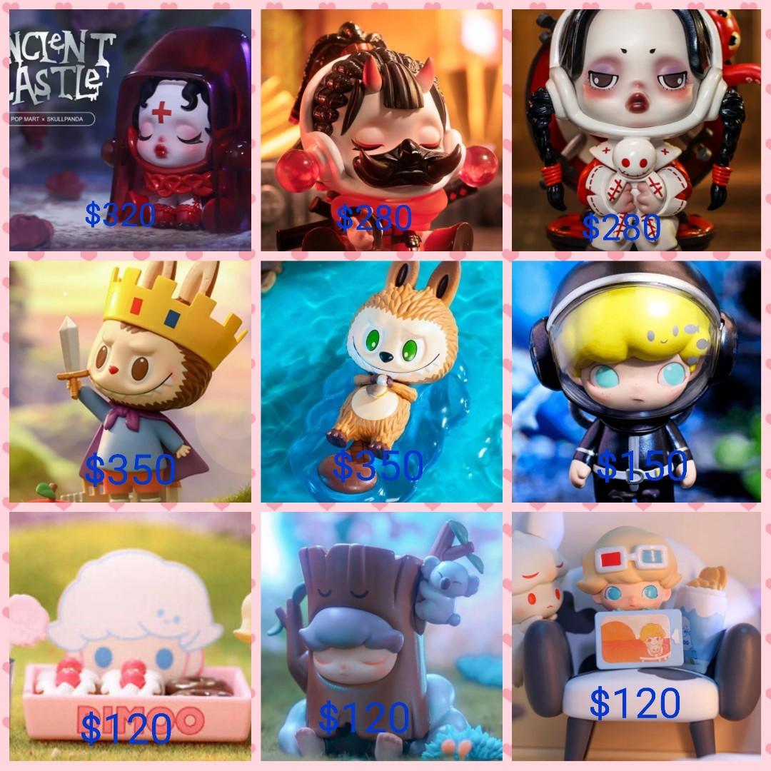 Popmart, rolife, 52 toys - dimoo, labubu, skullpanda, duckoo, molly ...