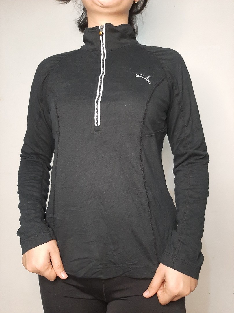 Puma Dry cell half zip, Women's Fashion, Coats, Jackets and Outerwear ...