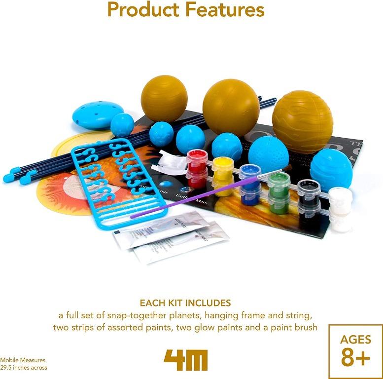 {READY STOCK} 4M Solar System Mobile Making Kit, Hobbies & Toys, Toys ...