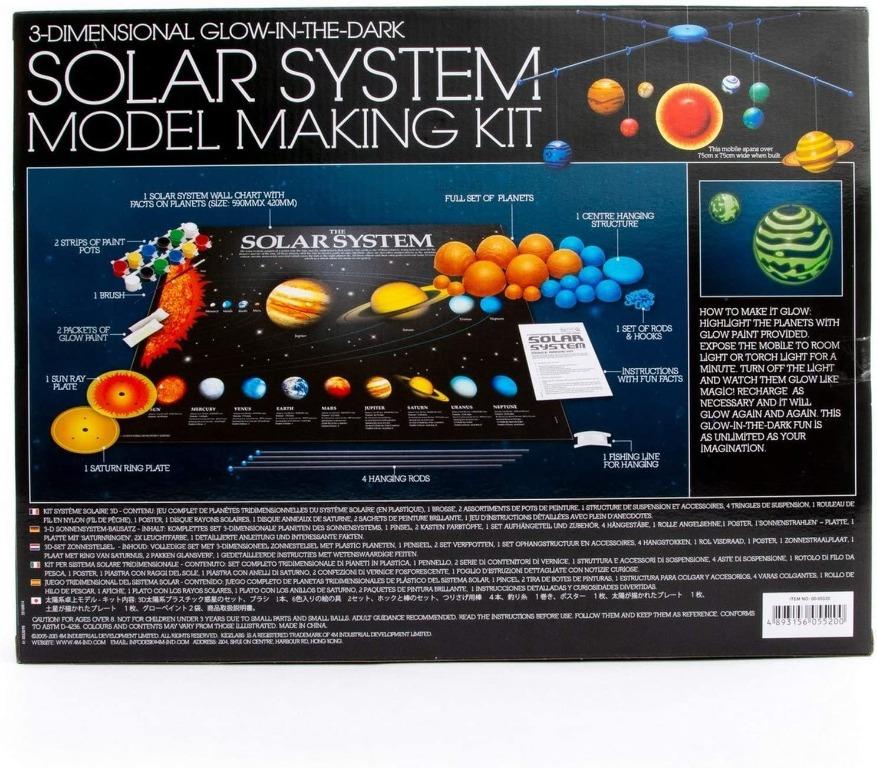 {READY STOCK} 4M Solar System Mobile Making Kit, Hobbies & Toys, Toys ...