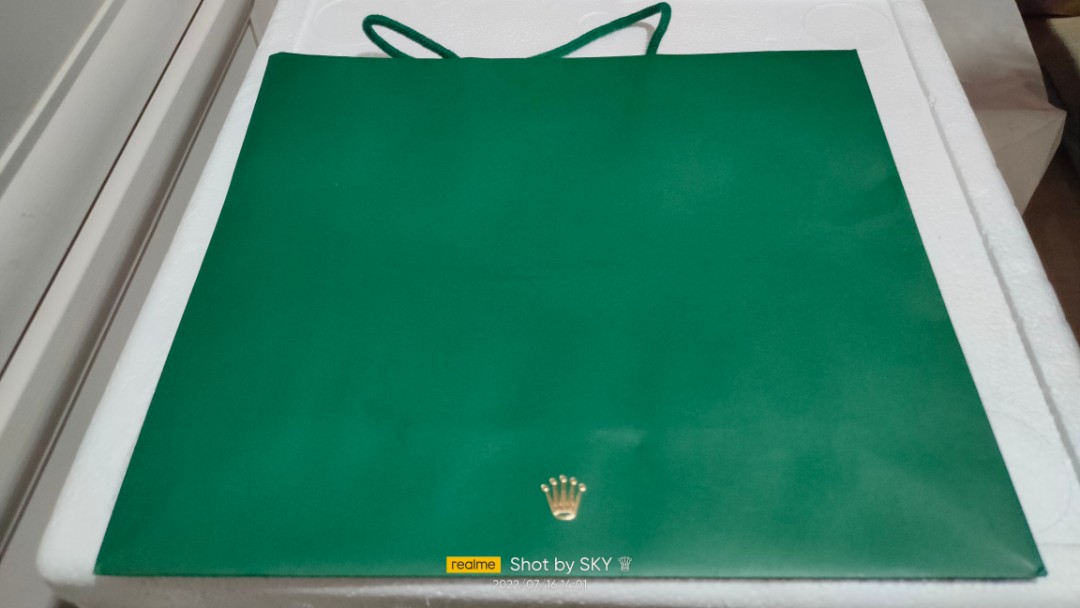 Rolex Paper Bag Authentic, Luxury, Watches on Carousell