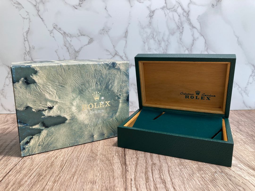 Rolex Watch Box (Vintage Moon Crater), Luxury, Watches on Carousell