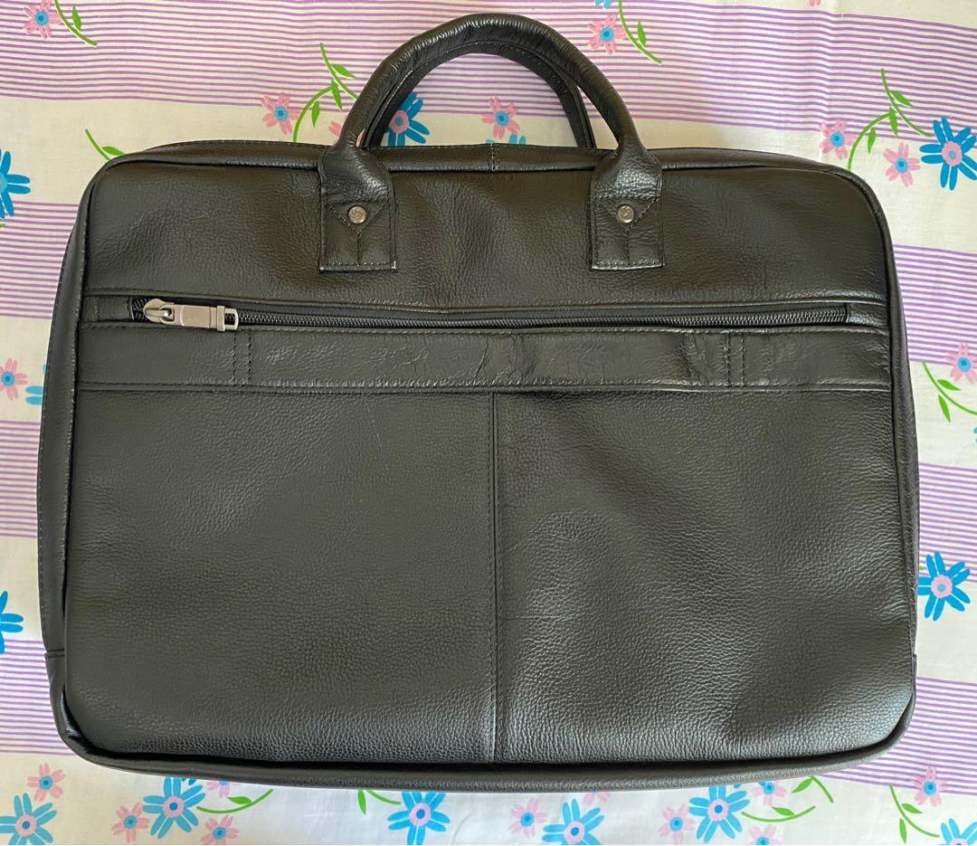 Samsonite Classic Leather Toploader Briefcase, Men's Fashion, Bags ...