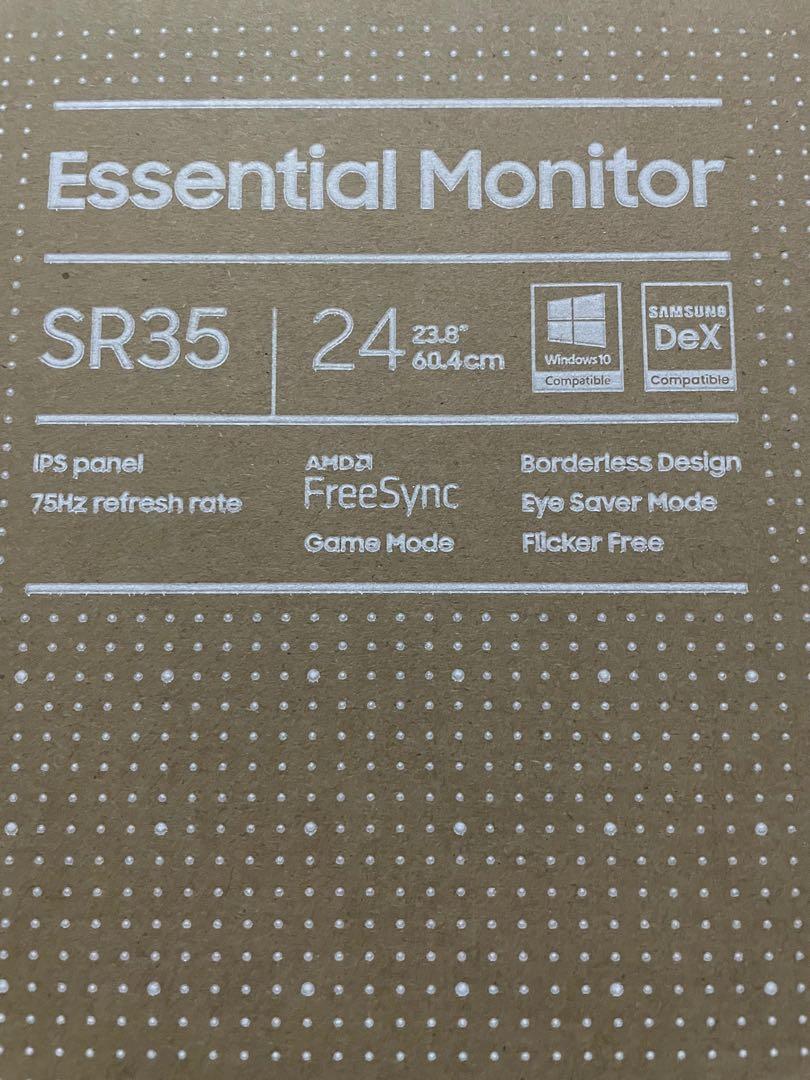 SAMSUNG ESSENTIAL MONITOR SR35 24 INCH, Computers & Tech, Office ...