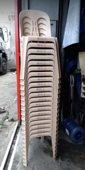 SANYO MONOBLOCK CHAIRS - BEIGE, Furniture & Home Living, Furniture ...