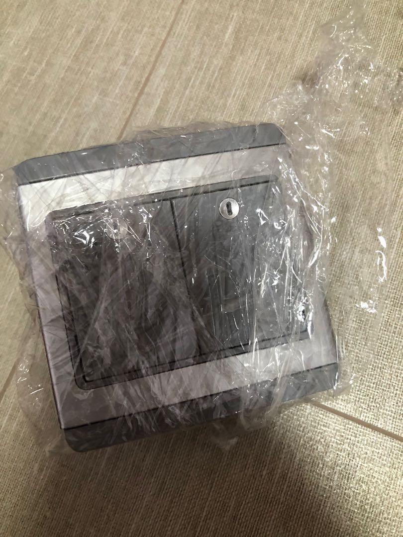 Schneider 2 gang light switch, TV & Home Appliances, Electrical ...