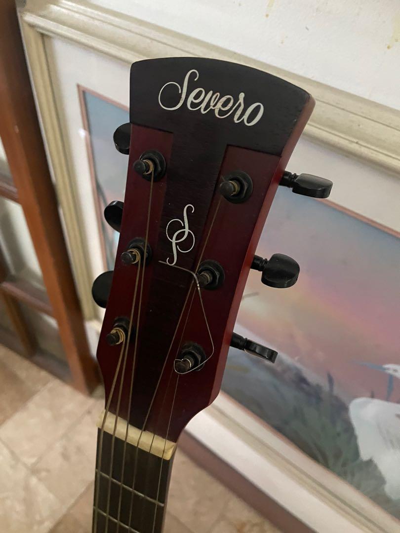 Severo Acoustic Guitar, Hobbies & Toys, Music & Media, Musical Instruments on Carousell