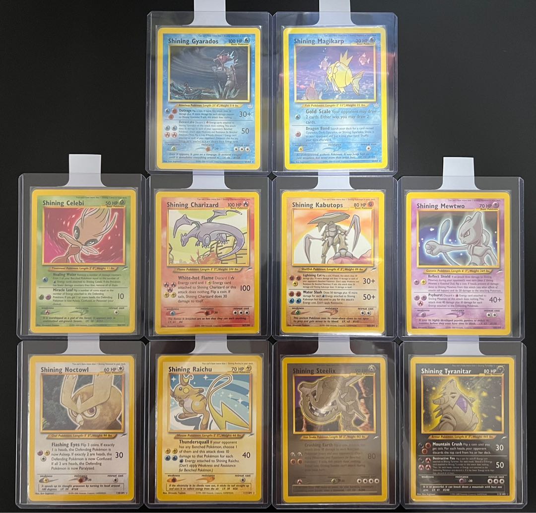 Shining Pokemon Full Set, Hobbies & Toys, Toys & Games on Carousell