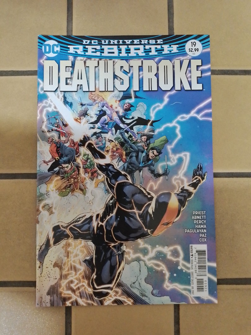 Speed Force Costume ! Deathstroke #19 ( Ivan Reiss - Cover Art ) DC ...