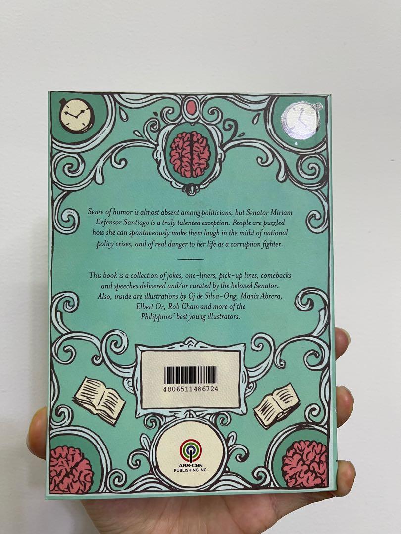 Stupid is Forever Miriam Defensor Santiago Book Filipino, Hobbies ...