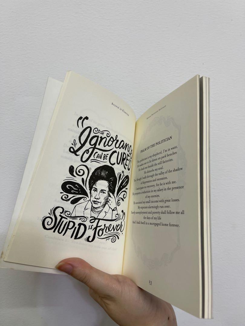 Stupid is Forever Miriam Defensor Santiago Book Filipino, Hobbies ...