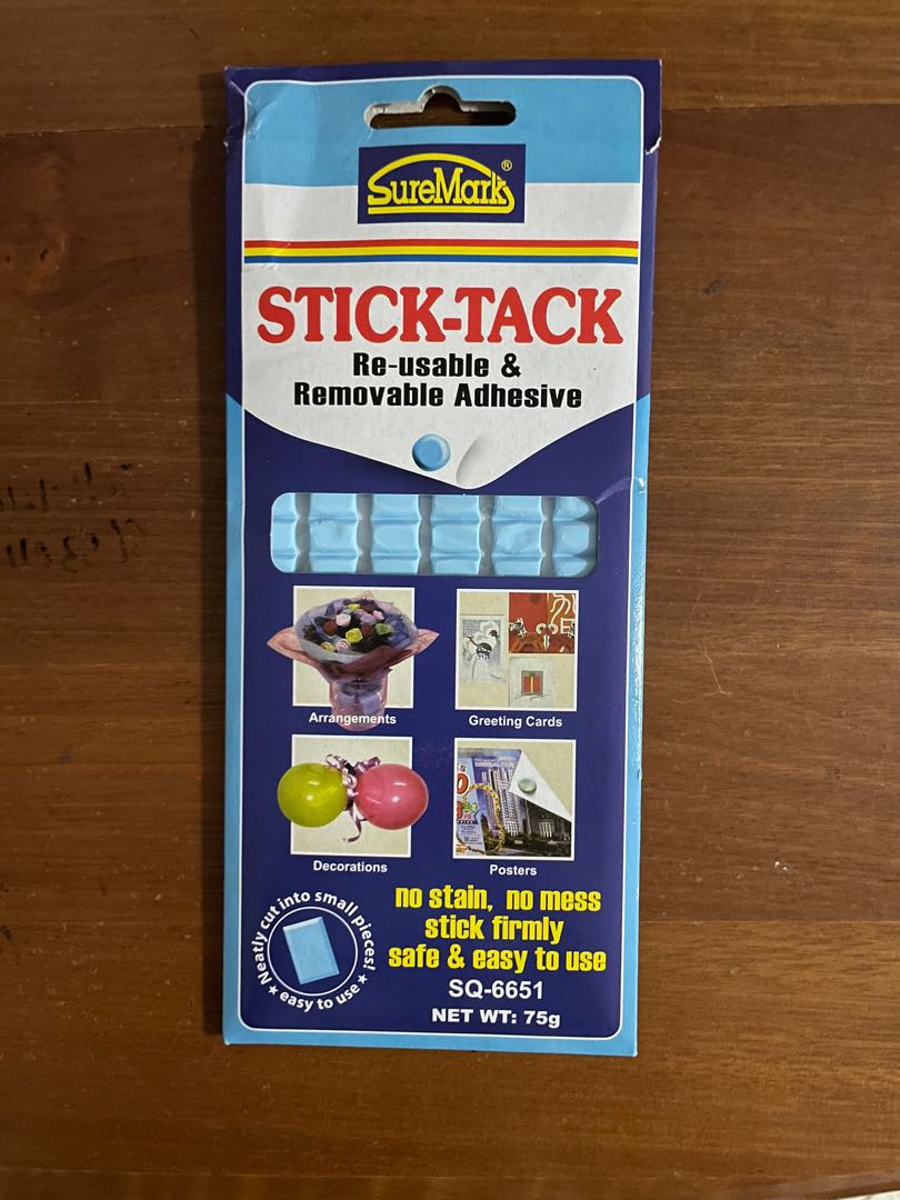 SureMark Stick-Tack, Hobbies & Toys, Stationery & Craft, Other ...