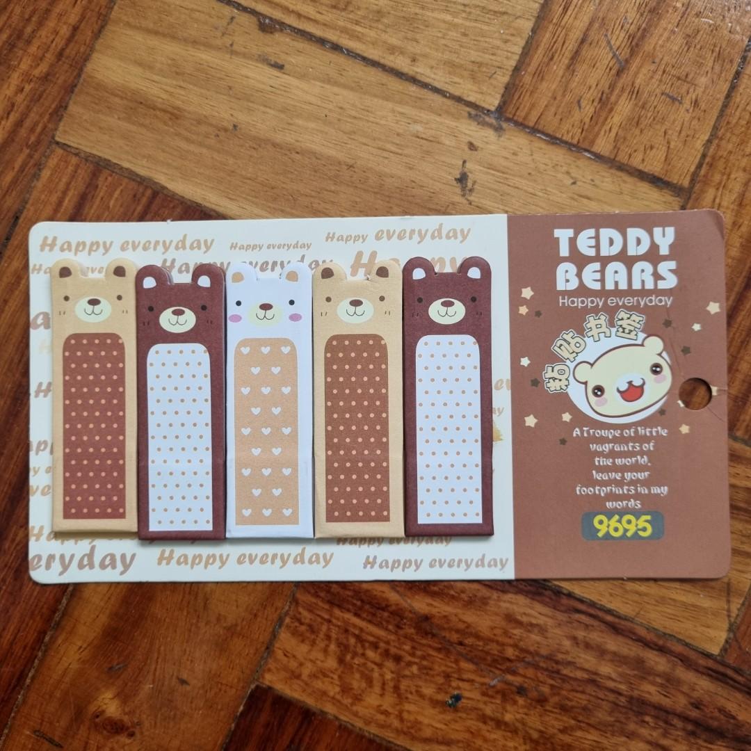 Teddy Bear Sticky Note Post-it, Hobbies & Toys, Stationary & Craft ...