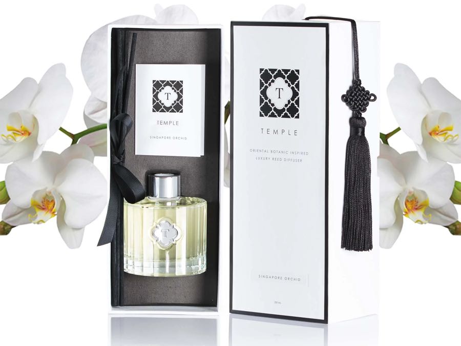 Temple Reed Diffuser Singapore Orchid, Furniture & Home Living, Home ...