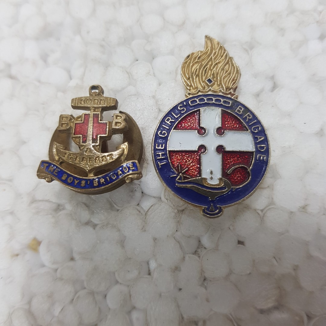 The boys brigade & girls brigade pin enamel badge, Hobbies & Toys ...